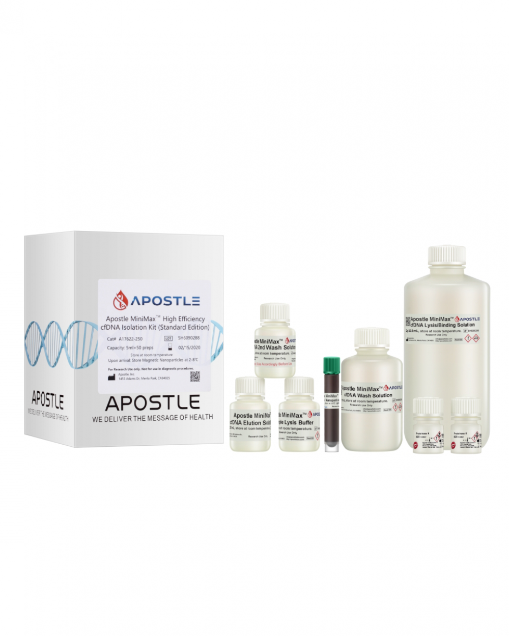 Apostle MiniMax High Efficiency Cell-Free DNA Isolation Kit (5mL x 50 ...